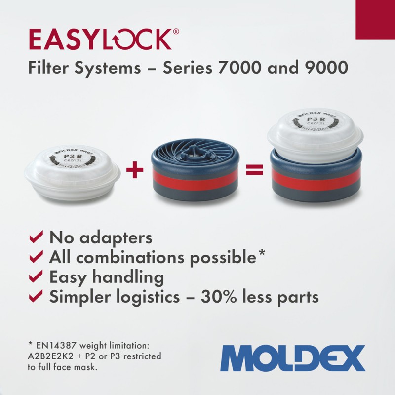 Filtro AX para mascaras MOLDEX 7000 y 9000